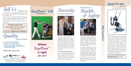 EASYPIVOT BROCHURE - Rand-Scot