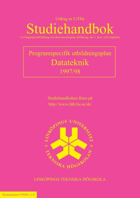 Utbildningsplan D