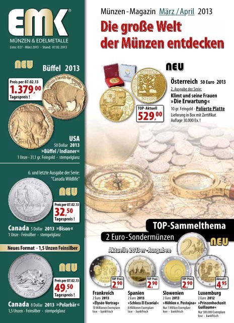 Download Angebot als PDF - Muenzen EMK