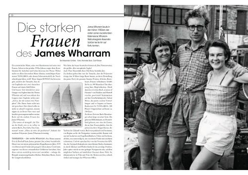 Die starken Frauen des James Wharram - Risho Maru