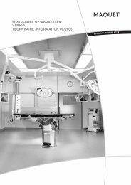 SURGICAL TABLE ACCESSORIES - Maquet