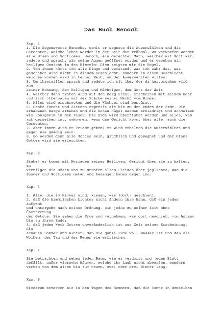 Das Buch Henoch