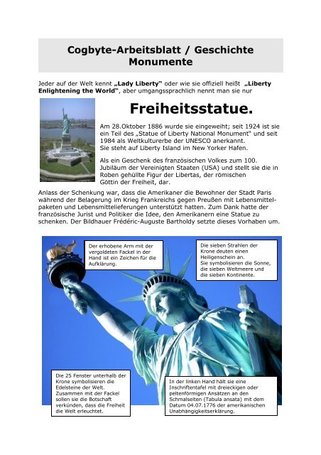 Arbeitsblatt - Cogbyte