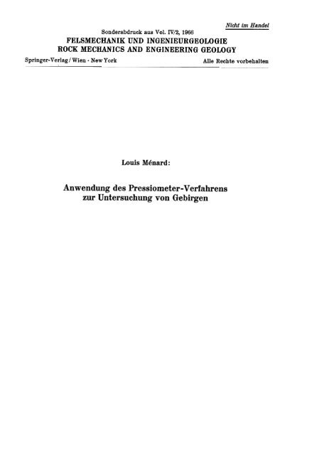 Anwendung des Pressiometer- Verfahrens zur Untersuchung von ...