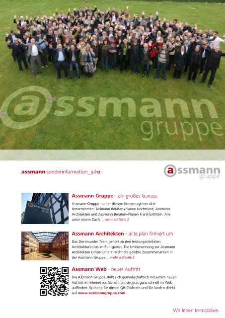 assmann sonderinformation_jul12 - Assmann Gruppe