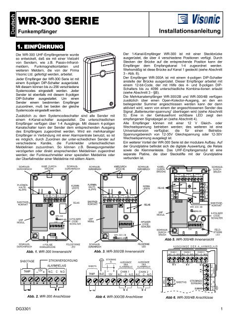 wr-300 serie 300 serie 300 serie - Visonic