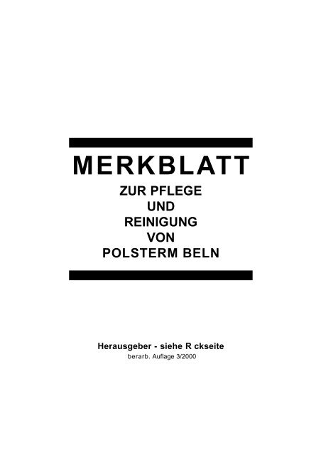 MERKBLATT