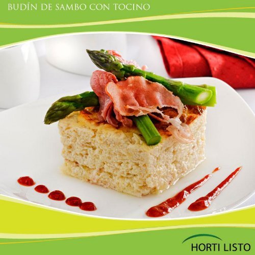 Receta de Frutas y Verduras - Budin con Sambo y Tocino