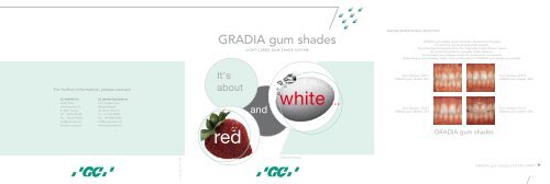 GRADIA® gum shades Manual - GC America