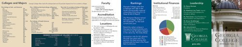 Mini Fact Book (pdf) - Georgia College & State University