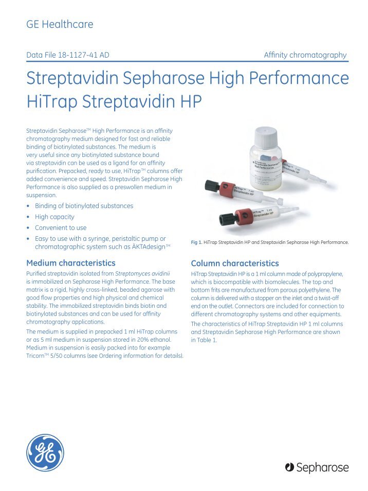 Streptavidin Magazines