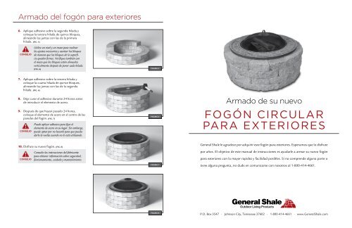 FOGÓN CIRCULAR PARA EXTERIORES - General Shale