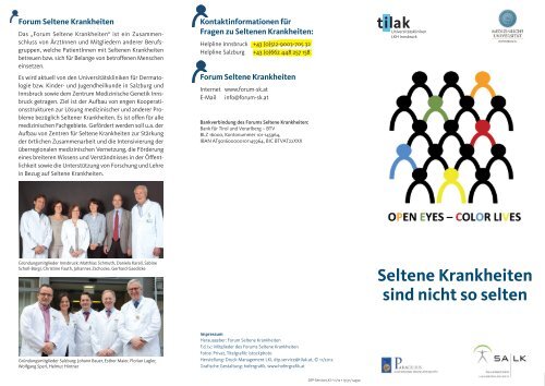 Seltene Krankheiten - Genodermatosen.at