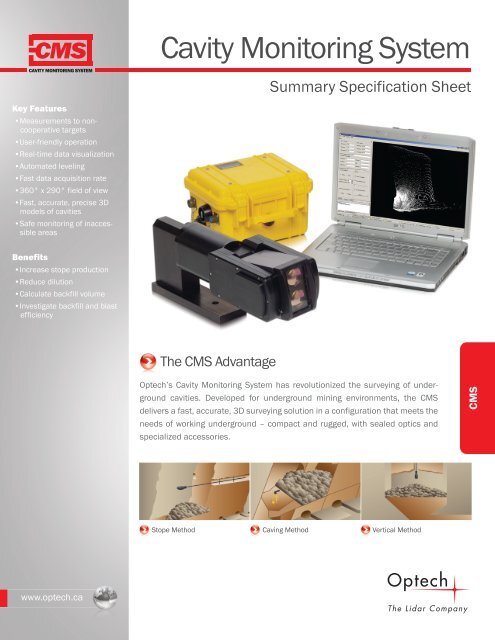 Cavity Monitoring System - geo-konzept GmbH