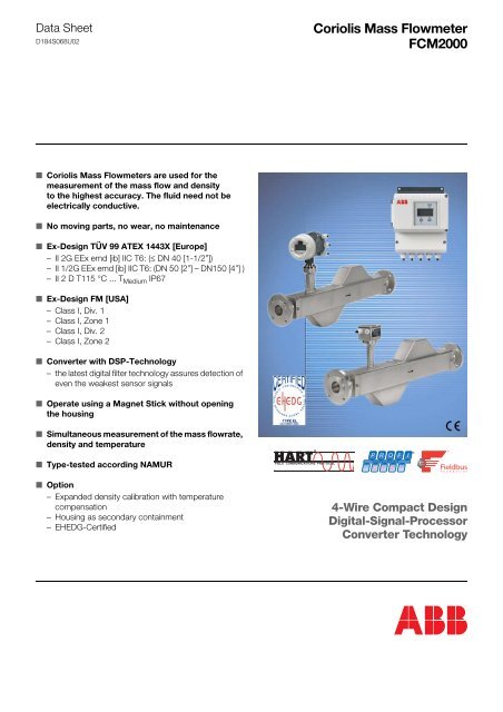 Flowmeter Data Sheet - Genemco, Inc.