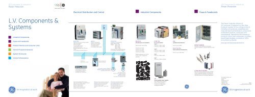 Product Range Overview - G E Power Controls