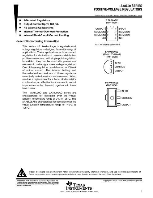 PDF datasheet - GES Electronics