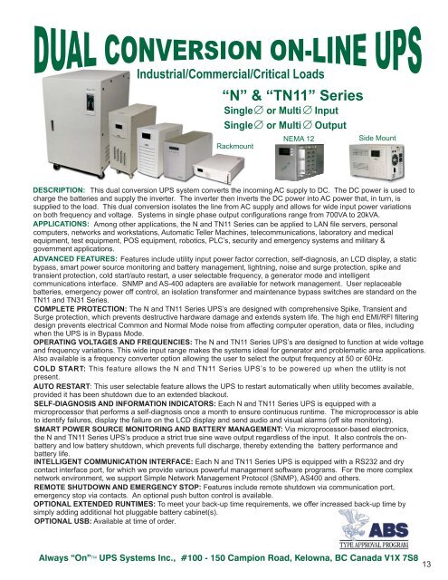 TN11 series.pdf - Gescan Ontario