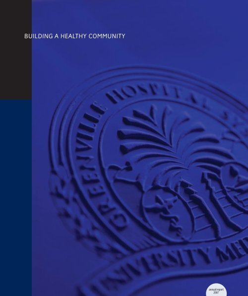 building a healthy community - Greenville Hospital System