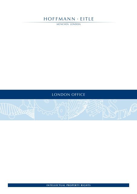LONDON OFFICE - Hoffmann Eitle