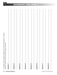 GEOGRAPHY CHALLENGE 6