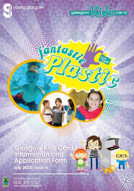 Glasgow Kidz Card Information and Application Form ... - Glasgow Life