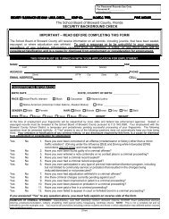 Background Check Form PDF
