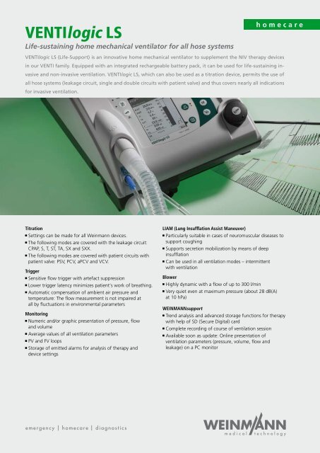 VENTIlogic LS