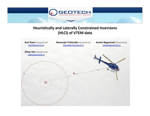 (HLCI) of VTEM data - Geotech - Airborne Geophysical Surveys