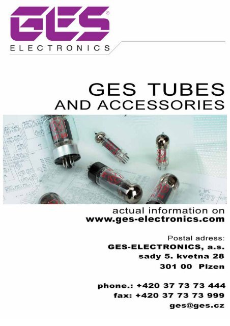 ges tubes and accessories - GES Electronics