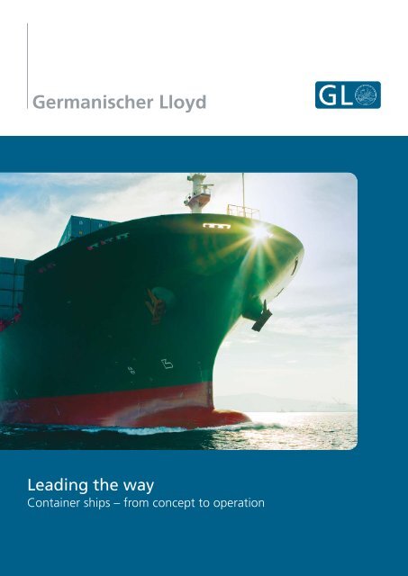 Leading the way - Germanischer Lloyd