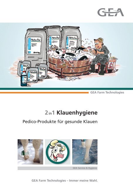 Pedico Produkte - GEA Farm Technologies