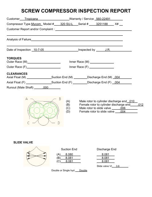 screw compressor inspection report (222.0 KB)