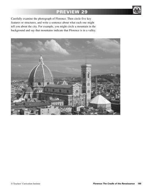 Florence guided reading notes assignment