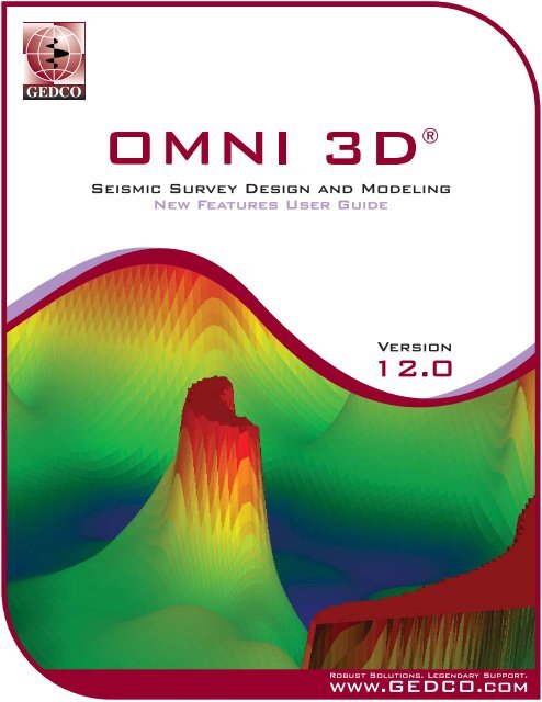 OMNI 3D Software: Version 12 New Features - GEDCO