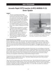 AN/BYG-1 Combat Control System - DOT&E