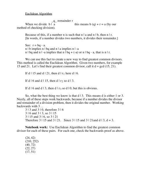 Fundamental Theorem of Arithmetic