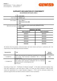 Supplier Declaration of Conformity (SDoC) - HPM