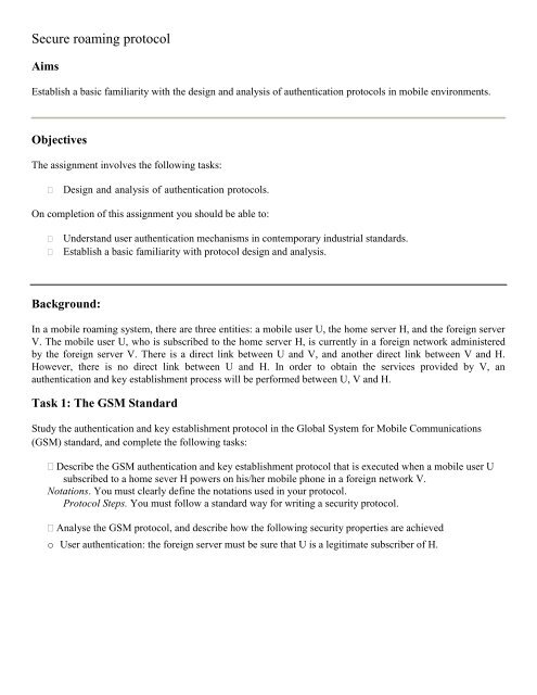 Secure Roaming Protocol Getacoder