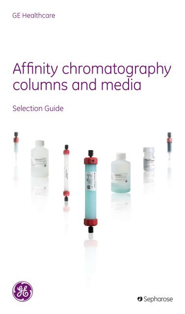 [PDF] Affinity chromatography column and media Selection Guide
