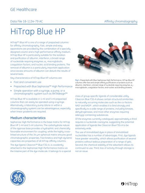 HiTrap Blue HP