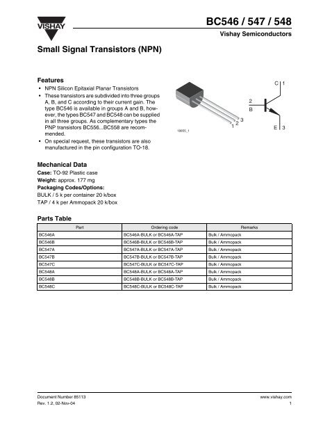 Types Of Transistors Pdf