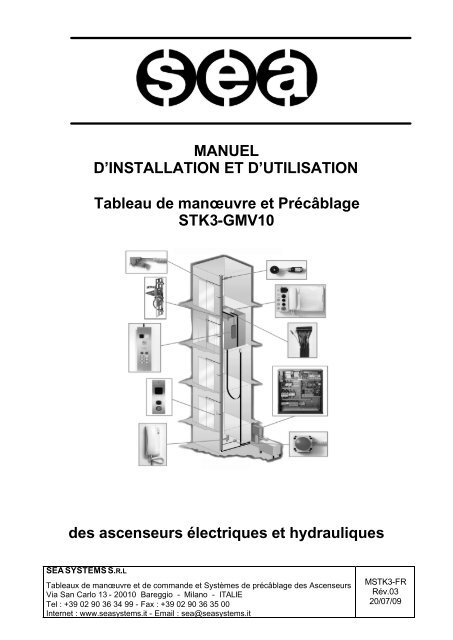 MSTK3-FR Rev03_Man Uso&Installaz GMV10 Precablato_FR