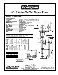 3”-6” E-Series Vertical Dry Pit Chopper Pumps - Vaughan Chopper ...