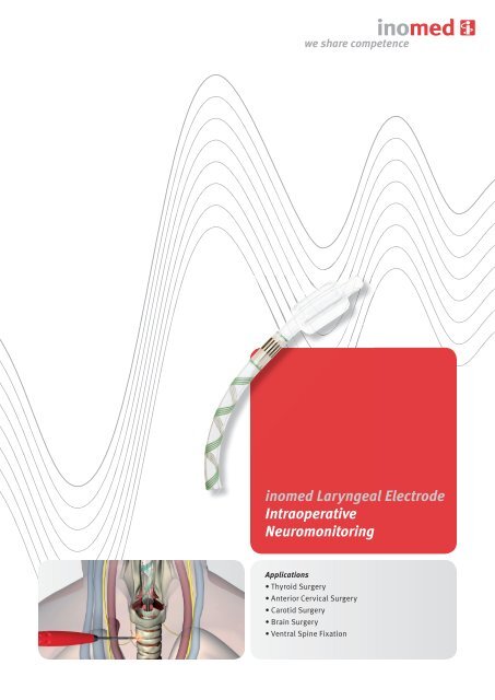 inomed Laryngeal Electrode Intraoperative Neuromonitoring