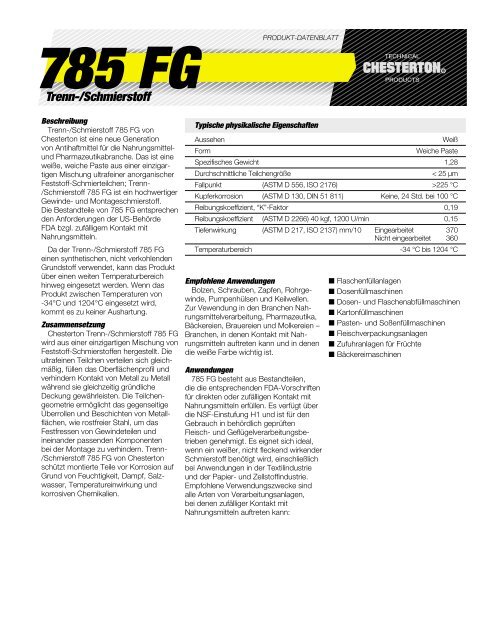 785 FG - AW Chesterton