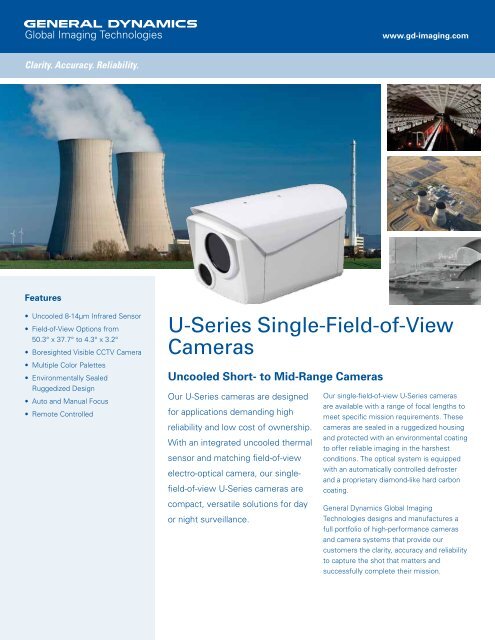 U-Series Single-Field-of-View Cameras - General Dynamics Global ...