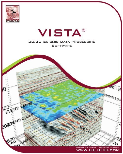 VISTA Software Overview - GEDCO