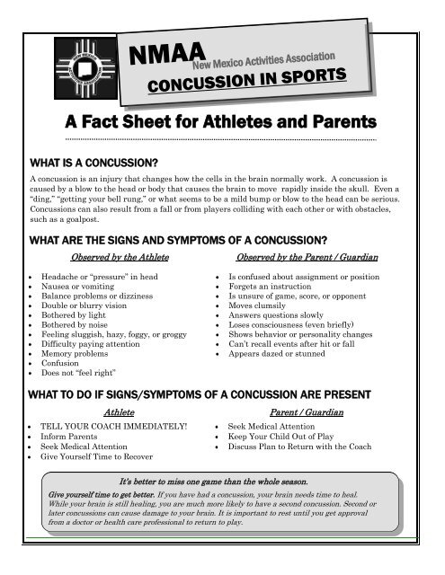 Concussion Form