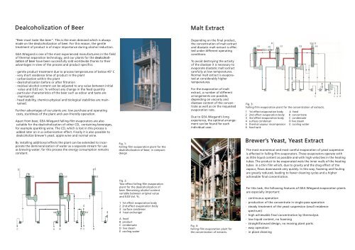 Dealcoholization of Beer - GEA Wiegand